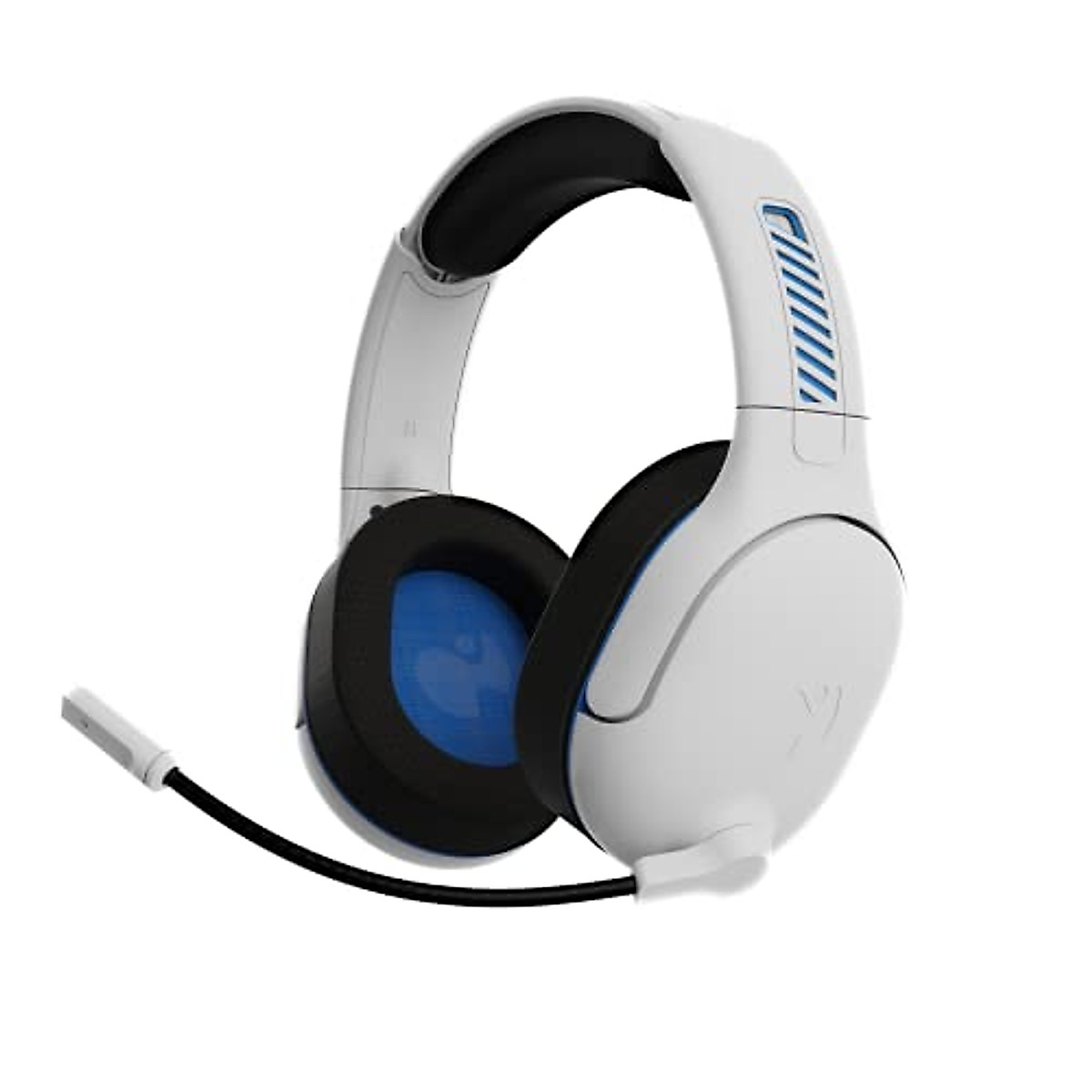 PDP AIRLITE PRO Wireless Power Stereo Gaming Headset with Noise Cancelling Microphone: Compatible with PS5/PS4/PS3 Console/PC, Comfortable Lightweight Headphones, Long Battery Life (Frost White)