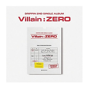 DRIPPIN Villain : Zero 2nd Single Album A Version CD+PhotoBook+1p PhotoCard+1ea Sticker+1ea Bookmark+Tracking Sealed