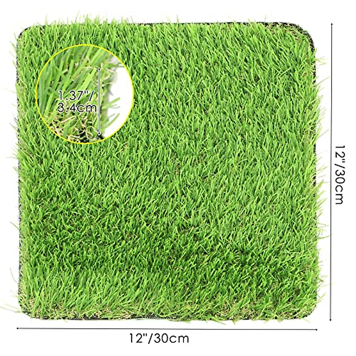 PetierWeit Chicken Nesting Pads 6Pack Nesting Box Pads 12”x12” Artificial Grass Washable Chicken Coop Bedding Laying Rug Fake Turf Mats Grass Carpet Garden Lawn for Chicken Hen Small Pets