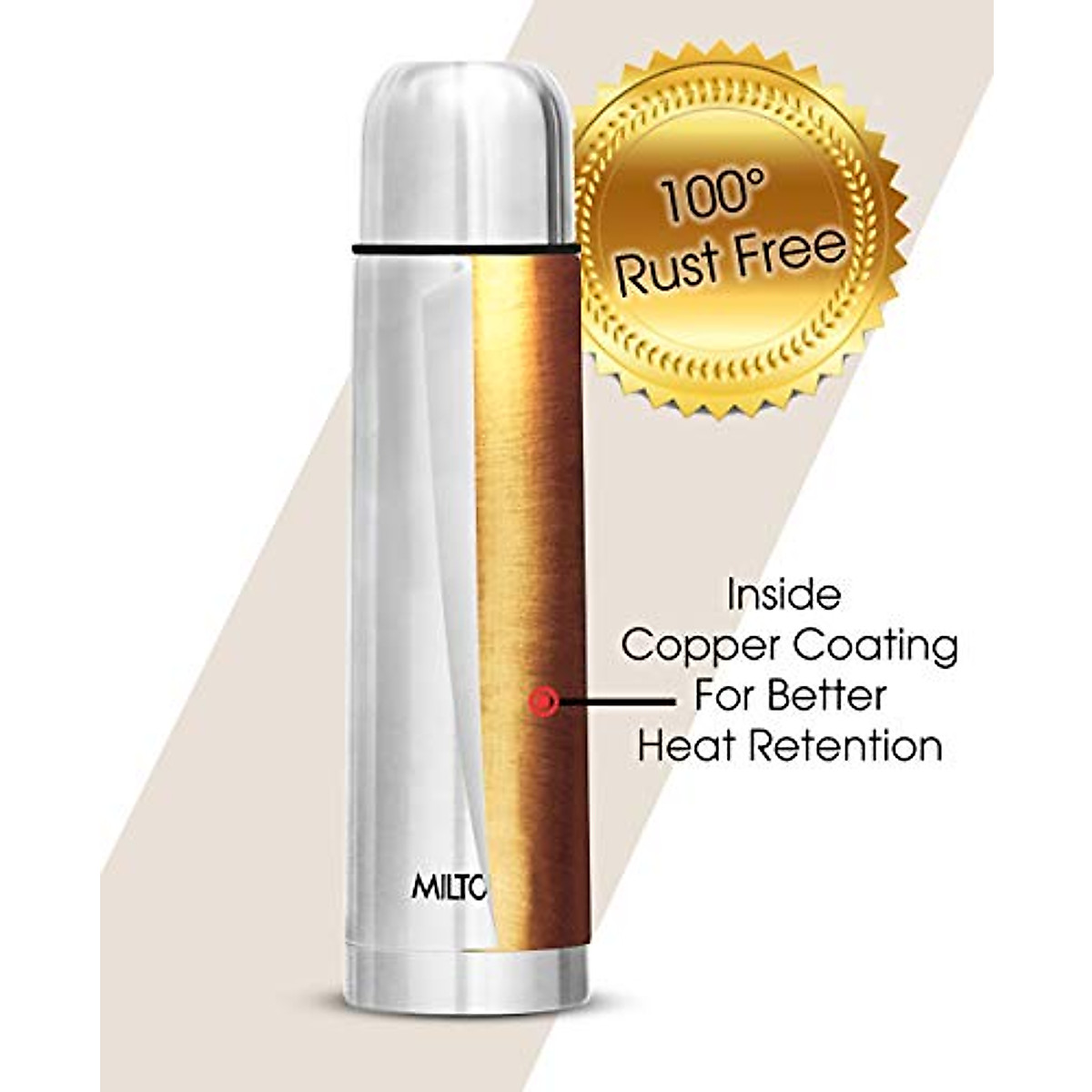 MILTON Thermosteel Flask, 750Ml (Ec-Tms-Fis-0046_Steel)