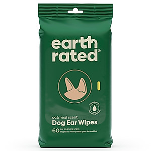 Earth Rated Specialty Wipes Bundle - Includes 70 Fragrance-Free Pet Eye Wipes, 60 Wild Oat-Scented Pet Ear Wipes, and 60 Wild Oat-Scented Topical Pet Wipes