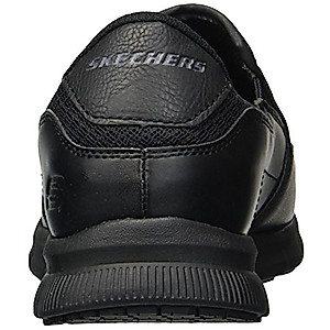 Skechers for Work Women's Nampa-Annod Food Service Shoe,black polyurethane,6.5 W US