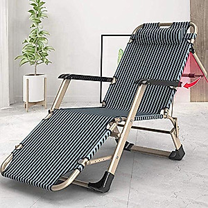 CHLDDHC Folding Chaise Longue Chaise Longue Jardin Siesta Desk Siesta Chair Single Bed Lazy Chair Leisure Outdoor Folding Chair Chaise Longue for Beach Fishing
