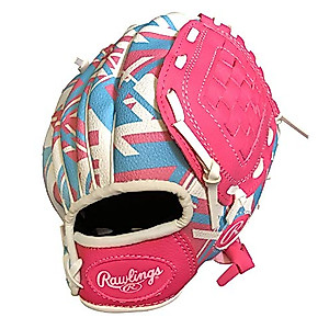 Rawlings | REMIX T-Ball & Youth Baseball Glove | Right Hand Throw | 9" | Pink