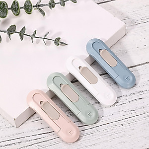 8 Pack Utility Knife Box Cutters, Retractable Letter Opener, Mini Box Cutter, Compact Cardboard Cutter Razor Knife, Cute Box Cutters for Paper Package Envelope Mail Arts Crafts Office Home Use