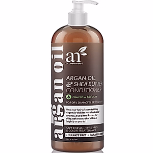 Artnaturals Argan Oil Hair Conditioner - (16 Fl Oz / 473ml) - Sulfate Free - Treatment for Damaged and Dry Hair - For All Hair Types - Safe for Color Treated Hair