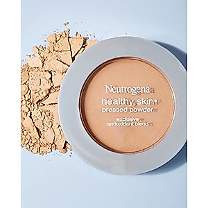 Neutrogena Healthy Skin Pressed Makeup Powder Compact with Antioxidants & Pro Vitamin B5, Evens Skin Tone, Minimizes Shine & Conditions Skin, Light 20.34 oz