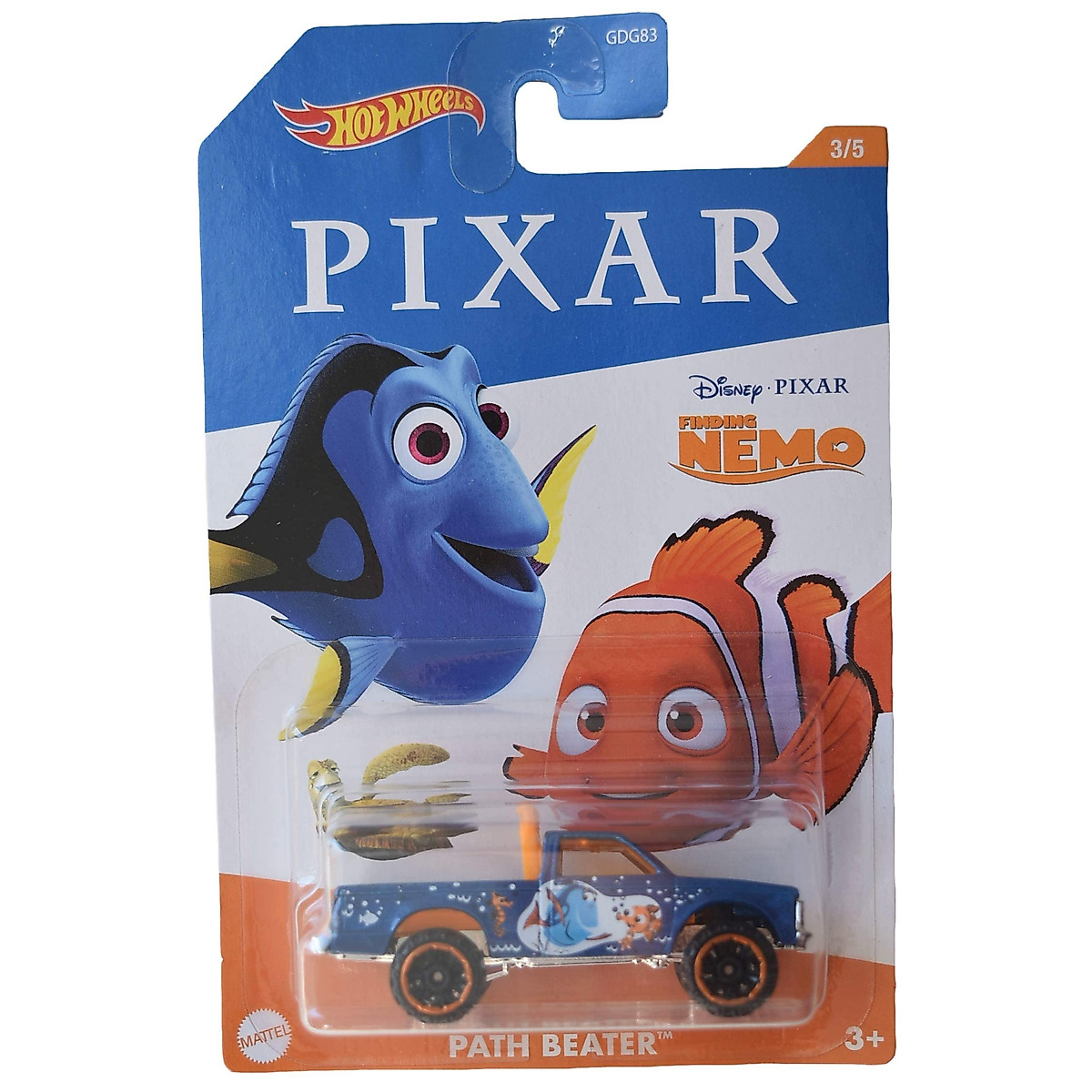 Hot Wheels Pixar Path Beater, Blue 3/5
