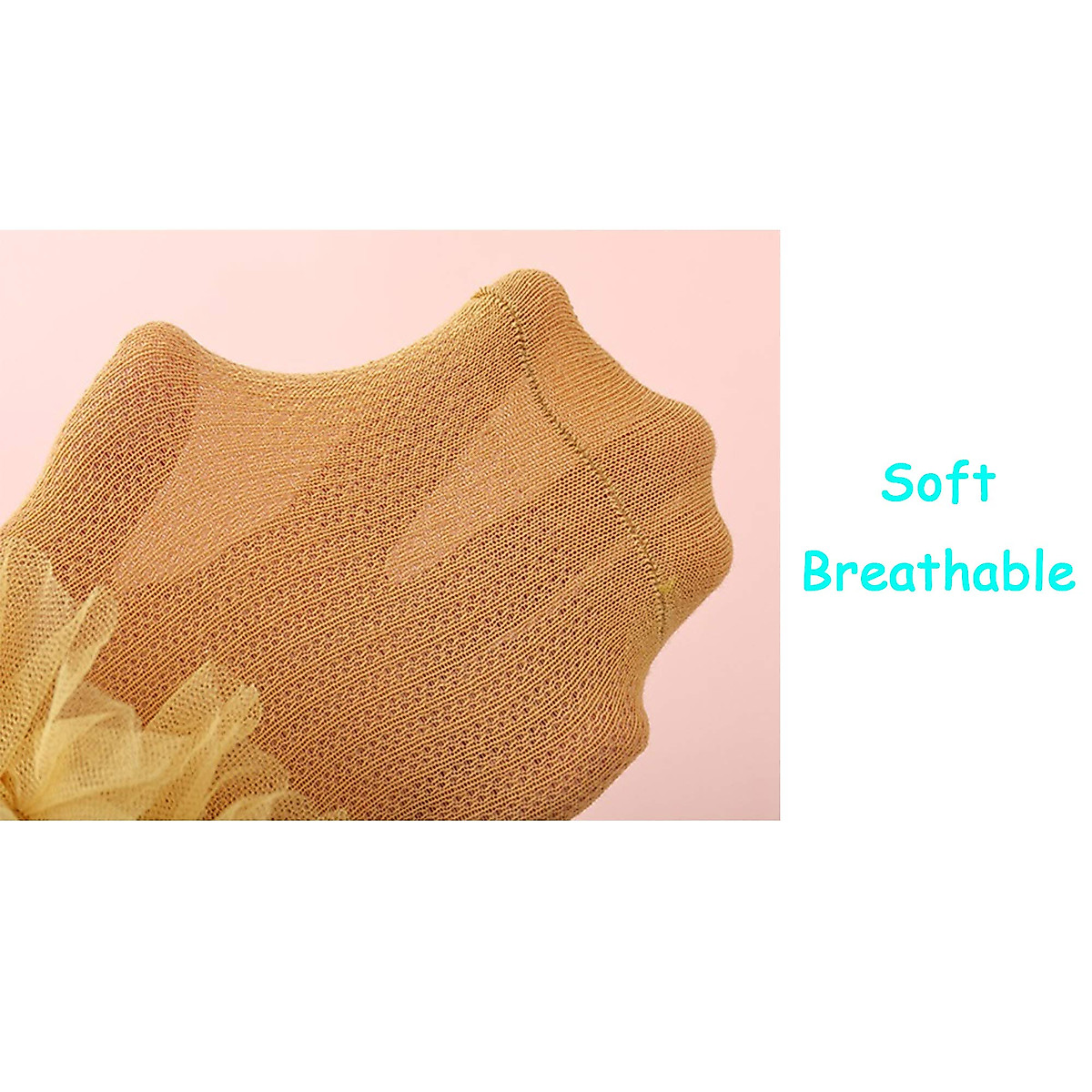 Frillybutts 5 Pairs Girl Lace Tutu Socks Baby toddler Girls Eyelet Turn Cuff Ruffle Lace Socks Triple Lace Dressy Socks 1-3T