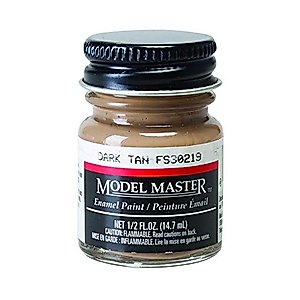 DARK TAN (FS30219) 1/2 oz Enamel Paint Bottle by Testor Corp.