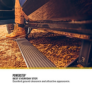 AMP Research 75118-01A PowerStep Electric Running Boards for 2006-2009 Ram 1500/2500/3500 with Mega Cab,Black,Large