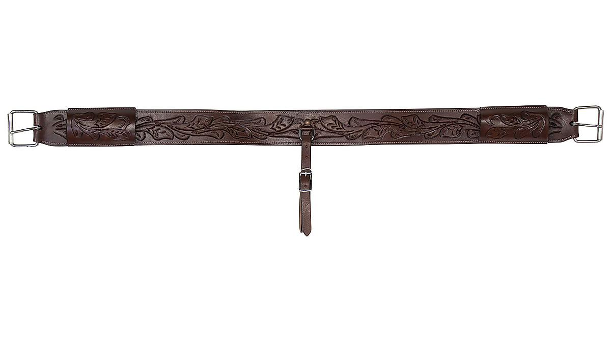 Acerugs Back Cinch Strap for Western Saddles, Leather Buckle Fit