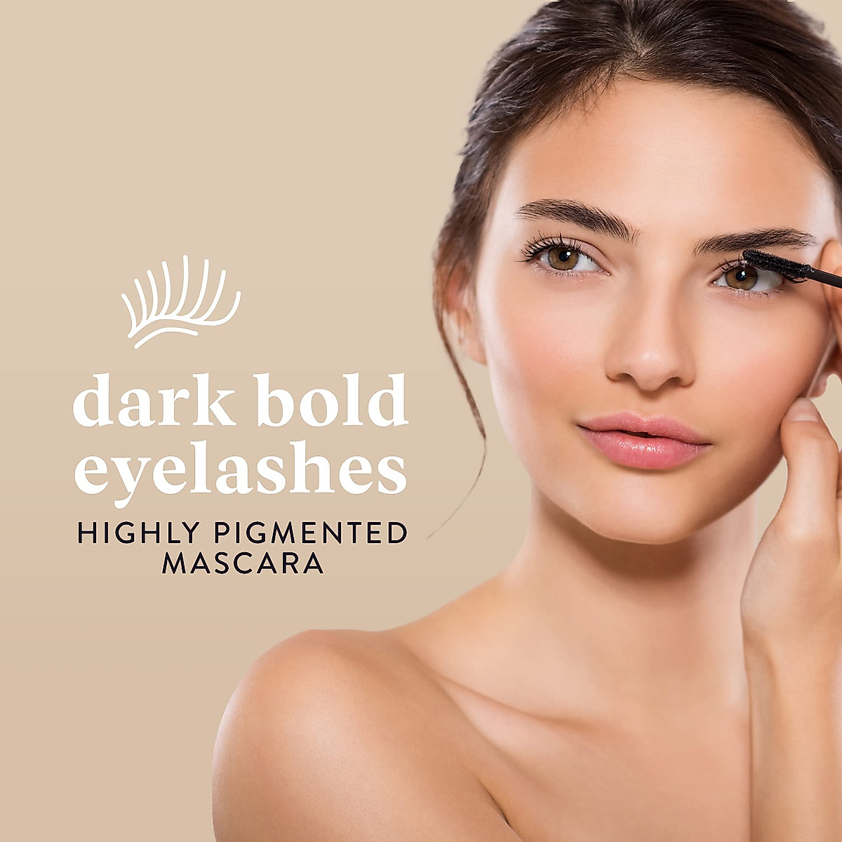 Bliss Touch - Guilty Lashes Mascara Black Volume and Length, Black Mascara with Silicone Brush, Eye Makeup with Argan Oil, Aloe Vera, and Vitamin E