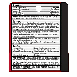 Orajel Maximum Strength Nighttime Toothache Pain Relief Cream - 0.25 Oz
