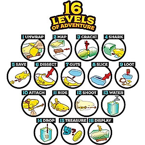 Treasure X Sunken Gold Shark's Treasure, Multicolor (41578)