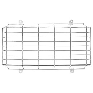 Gadpiparty Guard for Emergency Light Exit Sign Protective Guard Protective Guard for Emergency Light Stainless Steel Emergency Light Wire Guard