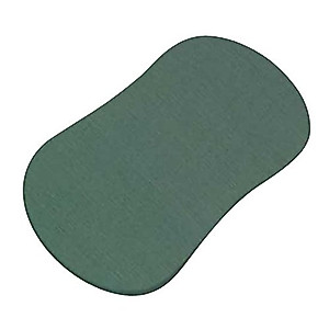 SheetWorld Baby Fitted Bassinet Sheet Fits Halo Bassinet Swivel Sleeper 17 x 30 inches, 100% Cotton Woven Sheet, Unisex Boy Girl, Hunter Green Woven, Made in USA
