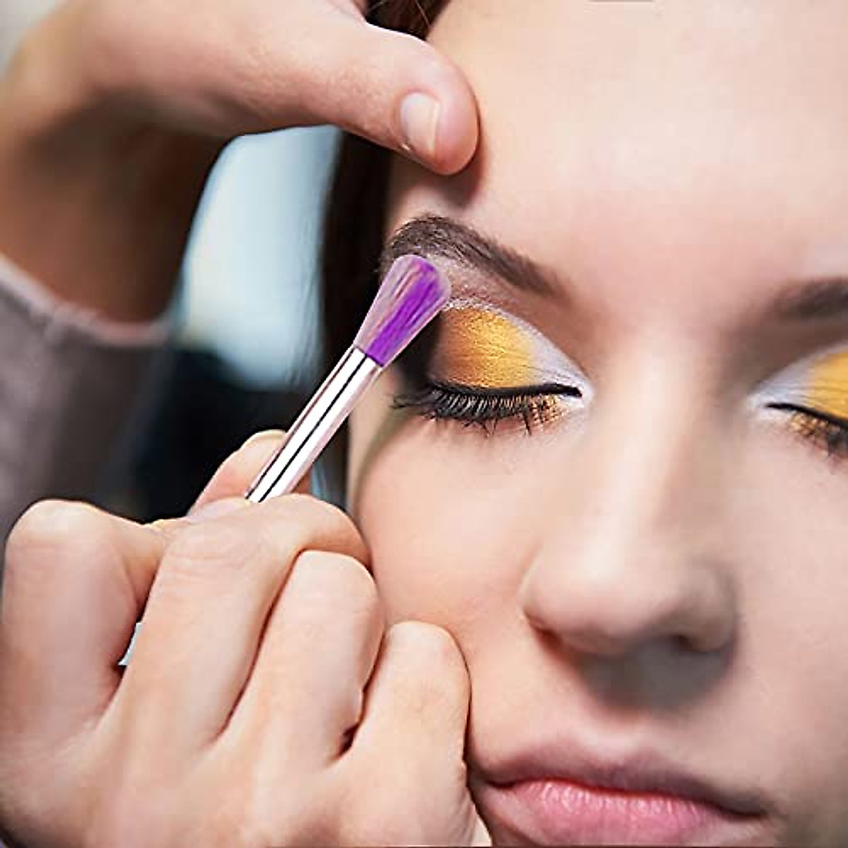 Mini Hairbrush Brush Light Eye System Brush Tools Makeup Set Pink Beauty Brush Loose Eye Powder Brush Cosmetics Makeup