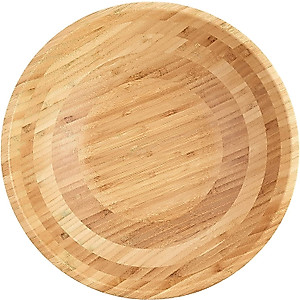 Lipper International Bamboo Wood Salad Bowl