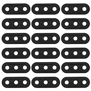 SING F LTD 30PCS 3 Holes Rope Tensioner Cord Adjuster Plastic Tent Rope Fastener for Camping Hiking Picnic Tent Shade Tarp Canopy Outdoor Activities 4mm Hole Diameter