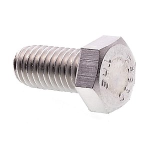 Prime-Line 9060341 Hex Bolts, 1/2 In.-13 X 1 In., Grade 304 Stainless Steel (25 Pack)