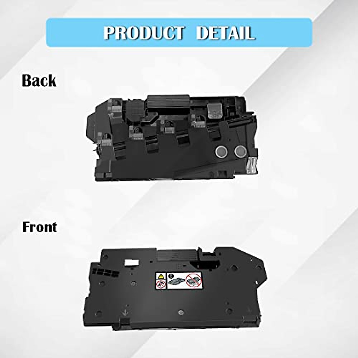ASEKER Compatible 6510 6515 Waste Toner Box 108R01416 for Xerox Phaser 6510 6510N WorkCentre 6515 6515N 6515DN VersaLink C500 C505 C600 C605 Printer Waste Toner Collector Container 30K Pages