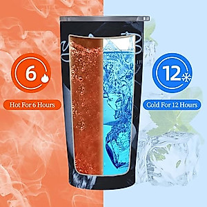 HIKTIEK Mary J Musics Blige Stainless Steel Insulated Car Sippy Cup With Lid Travel Mug for Cold Hot 20 oz