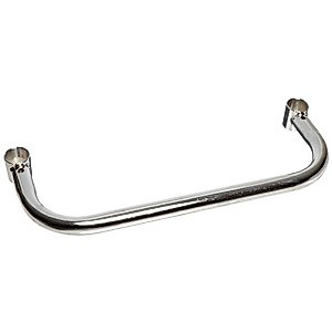 Quantum Storage Systems PH18 Push Handle for Mobile Wire Shelving Units, Chrome Finish, 18" Length