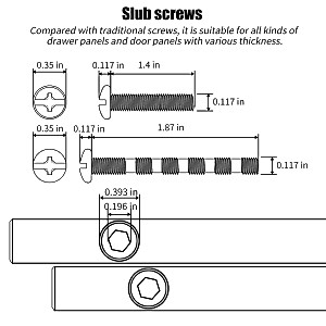 Aybloom Cabinet Handles - Pack of 30 Stainless Steel Brushed Satin Nickel Hollow Tube T Bar Drawer Pulls for Kitchen Furniture Hardware(Satin Nickel, Overall Length: 6", Hole Center: 3-3/4")