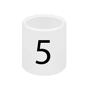 SSWBasics Mini Slip On Size Markers - Size 5 - Pack of 50