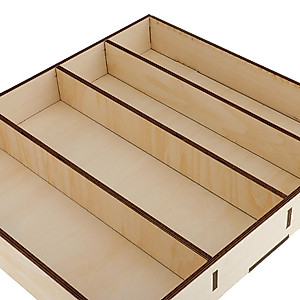 Jili Online Wooden Paint Bottle Rack Model Organizer Acrylics Paint Storage Stand Holder Box Hobby Art Supplies