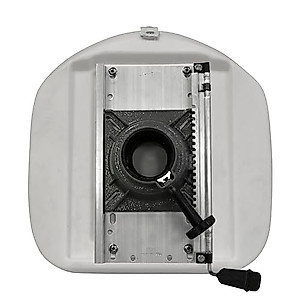 Wise 8WD013-710 Standard Pilot Chair & Fixed Height Pedestal with Seat Slide Combo, White