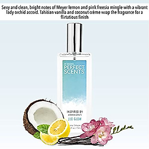 Perfect Scents Fragrances, Inspired by Jennifer Lopez's J Lo Glow, Eau de Toilette, Fragrance for Women, Vegan, Paraben Free, Never Tested on Animals, 2.5 Fluid Ounces