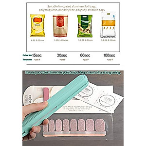 Hand-held Heat Sealer for Food Plastic Bags, Portable Mini Sealing Machine for Mylar Aluminum Foil Packaging Bag