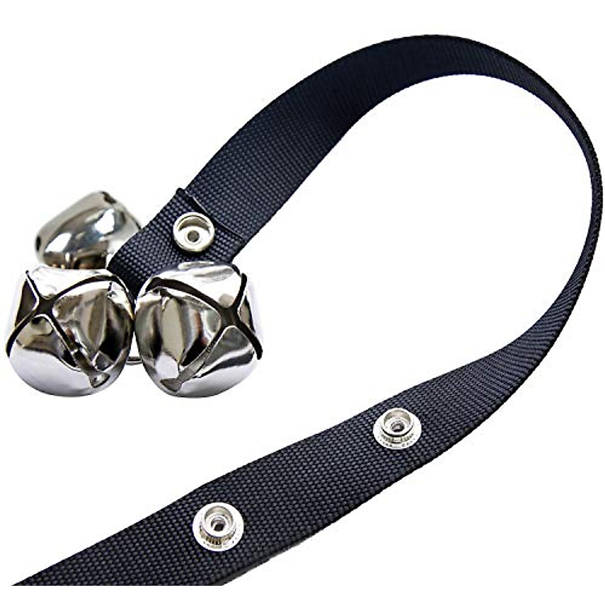 CandyHome Potty Dog Doorbells Housetraining Dog Bell Dog Bells for Potty Training Your Puppy Doggie with Doorbell, Easy 95% Success Rate, Black