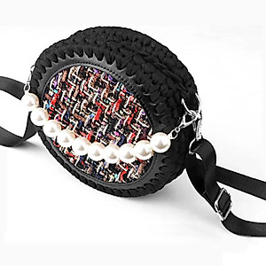 Azarxis Replacement Shoulder Strap with Thick Soft Pad Adjustable Crossbody Webbing Padded Belt for Messenger Bag Laptop Computer Briefcase Luggage Duffel Bag Sport Bag Camera Bag Guiter (Black)