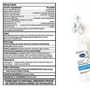 Hyland’s Quitter's Relief, Irritability, Gentle Relief for Smoking Cessation Symptoms, 100 Tablets