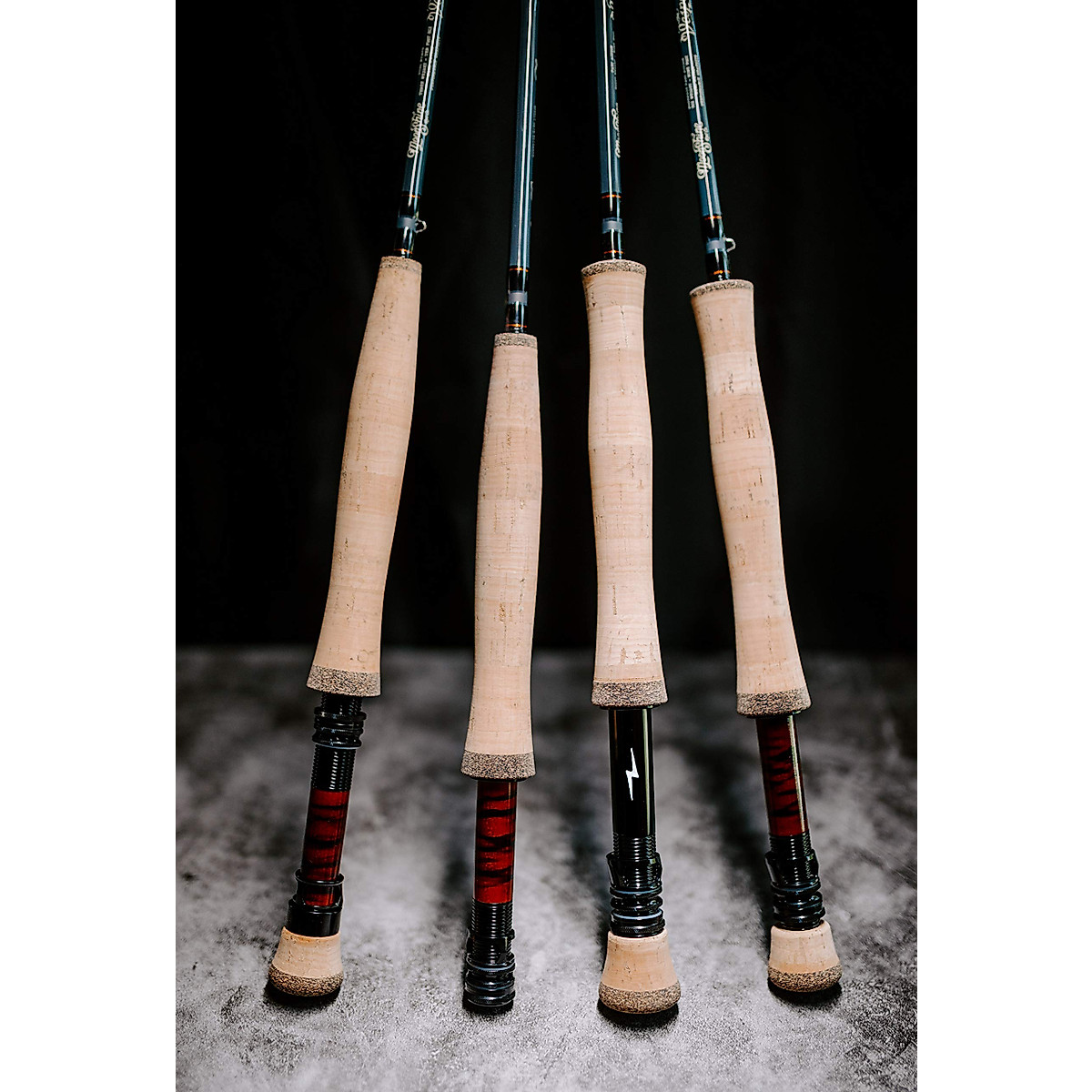Moonshine Rod Co. Fly Fishing Rod with Carrying Case and Extra Rod Tip Section Fast Action, The Vesper, 3wt 10'6" ESN