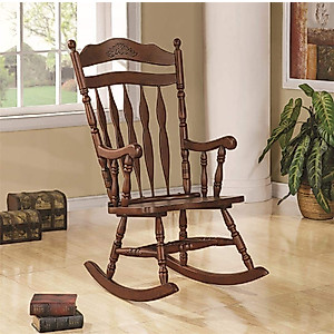 Coaster Home Furnishings Windsor Rocking Chair Medium Brown