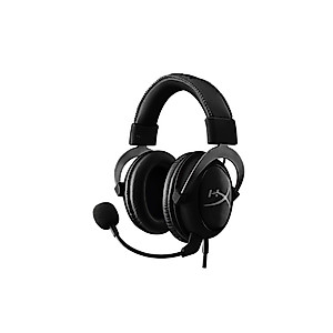 HyperX Cloud II - Gaming Headset, 7.1 Surround Sound, Memory Foam Ear Pads, Durable Aluminum Frame, Gun Metal and HyperX Pulsefire Surge - RGB Gaming Mouse, 360° RGB Light Effects, Macro Customization