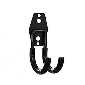zoele Wall Mounting High Velocity Floor Fan Bracket, Wall Mount Industrial Grade Floor Fan Hook Hanger, Wall Fan Support Hook kit (Black-0)
