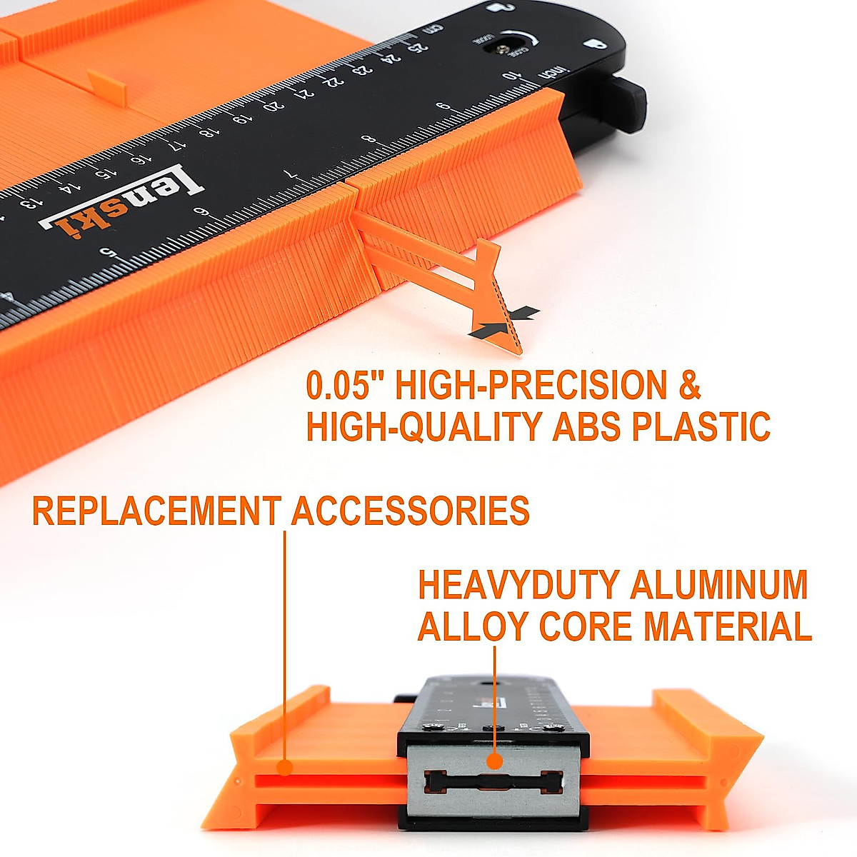 Lenski Gifts for Dad, Stocking Stuffers for Adults Men, Connectable Contour Gauge Tools for Men, Mens Gifts Ideas for Christmas, Dad Gifts for Men Who Have Everything, Cool Stuff Gadgets for Men