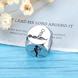 Funny Dice Gifts for Men Women Adult Couple Gifts Date Night Dice Gifts for Boyfriend Girlfriend Decision Dice Gift for Husband Wife Anniversary Birthday Gifts for Her Him Naughty Couple Dice Gift