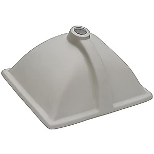 Ruvati 18 x 13 inch Undermount Bathroom Vanity Sink White Rectangular Porcelain Ceramic with Overflow - RVB0718