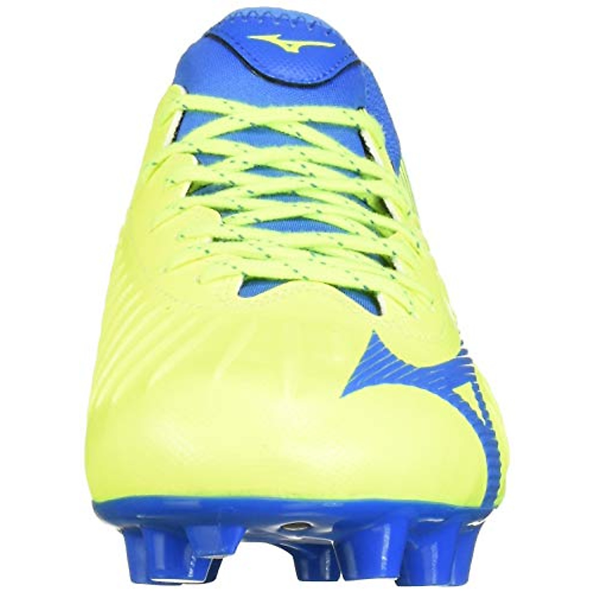 Mizuno Unisex Rebula III Select Soccer Shoe, Safety Yellow-Blue, 11 US Men