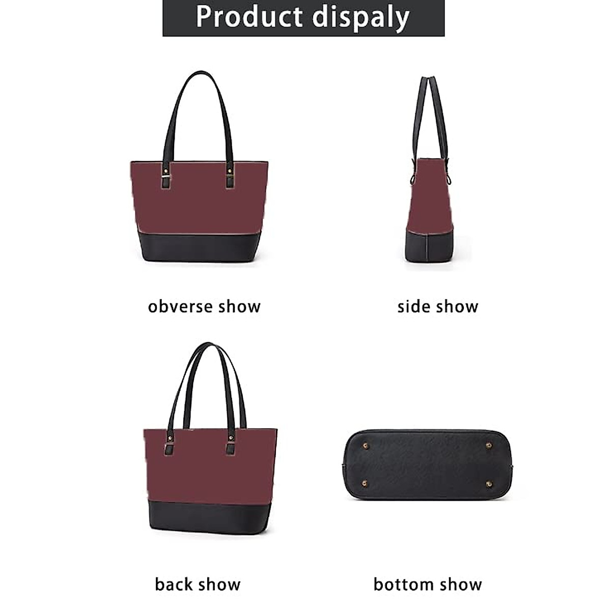 Handbags for Women Fashion 2022, Large Capacity Crossbody Handbags 4pcs Purse Set, Hobo Bags for Ladies Soft Leather Totes for Women, Designer Shoulder Bag Top Handle Satchel, Wallet Mother's Day Gift