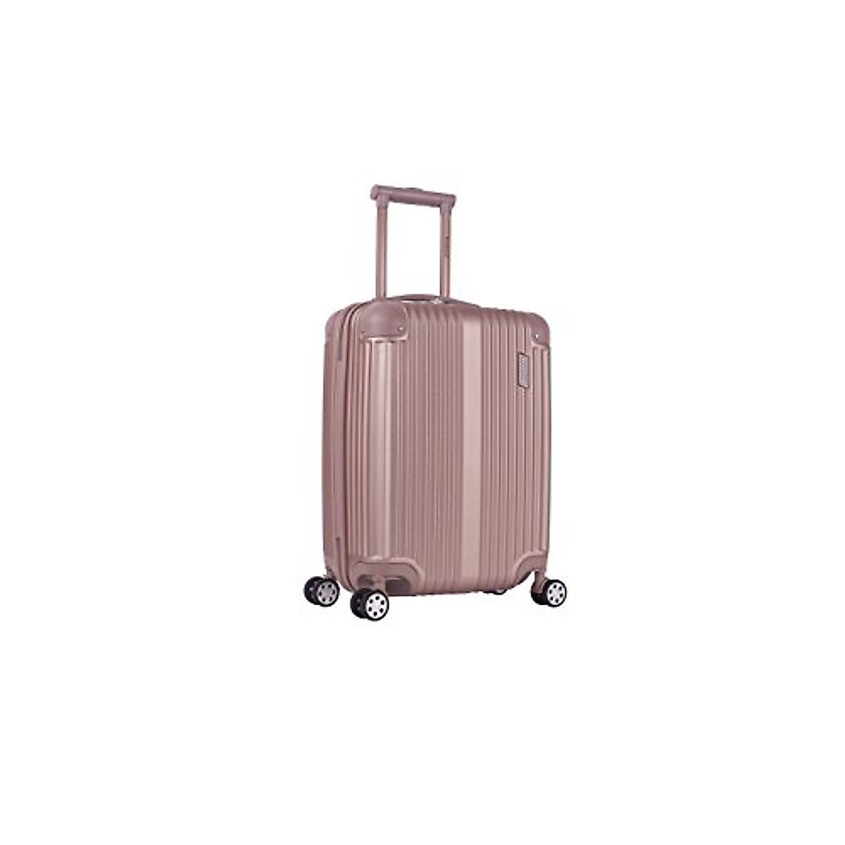Rockland Berlin Hardside Expandable Spinner Wheel Luggage Set, Rose Gold, 3-Piece (20/24/28)