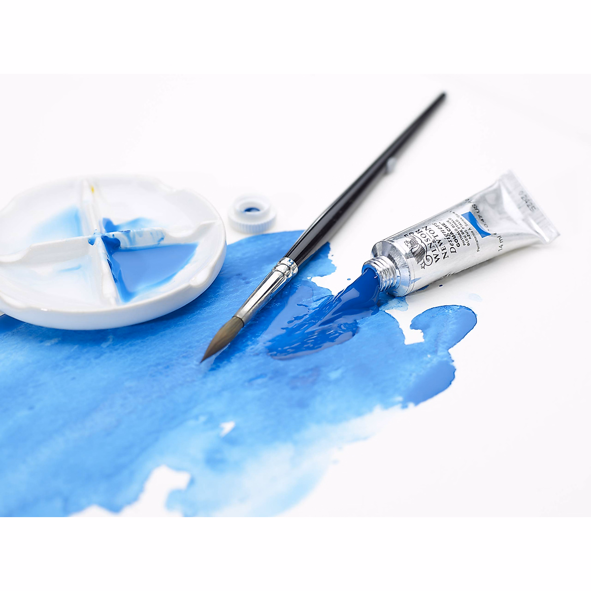 Winsor & Newton Designer's Gouache, 14 ml (0.47oz) tube, Ivory Black