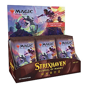 Magic: The Gathering Strixhaven Set Booster Box | 30 Packs (360 Magic Cards)