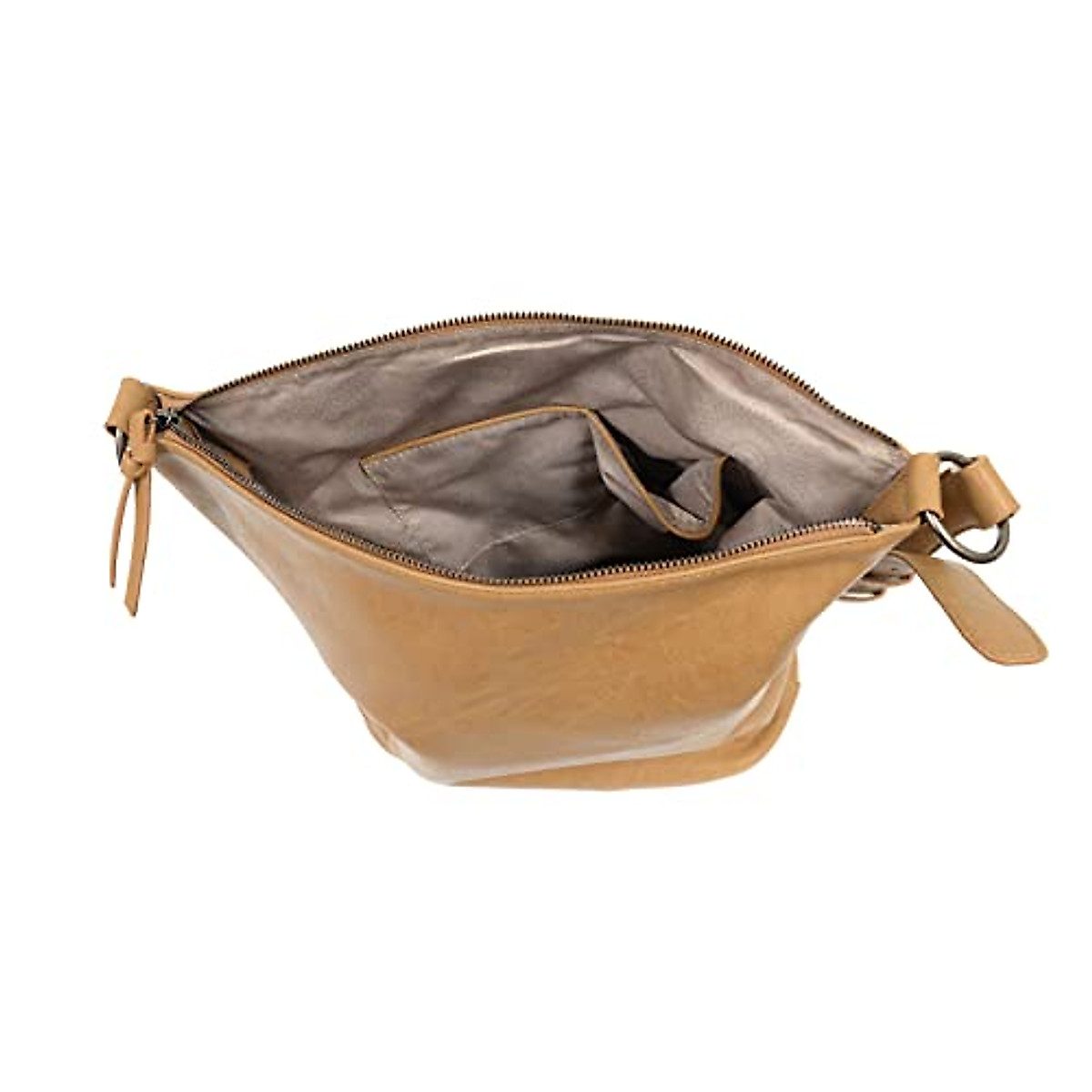 Joy Susan Nori Crossbody Bucket Bag Convertible Tote - Wheat